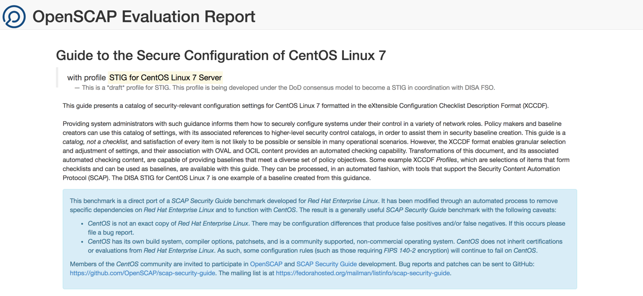 Hardening Assessment And Automation With Openscap In 5 Minutes Blog Toni 