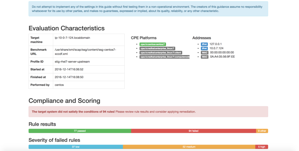 Hardening assessment and automation with OpenSCAP in 5 minutes ...